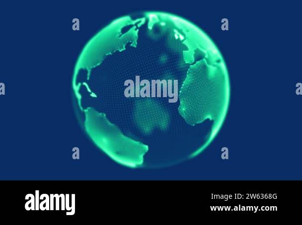 Earth rotating seamless loop 4k. Earth globe rotation animation ...