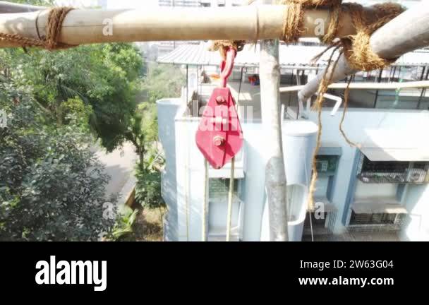 scaffolding framework construction building Pulley lift mechanical ...