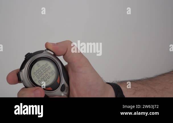 launching the e-manual stopwatch. digital time counter. electronic ...