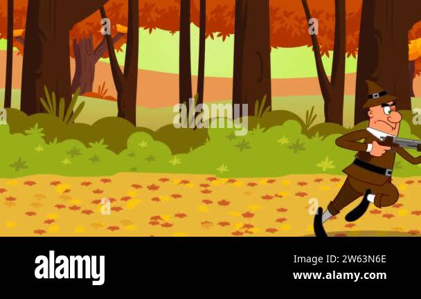 Cartoon illustration pilgrim angry Stock Videos & Footage - HD and 4K ...