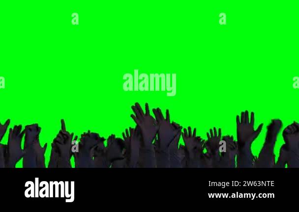 Crowd raising hands cheering Stock Videos & Footage - HD and 4K Video ...