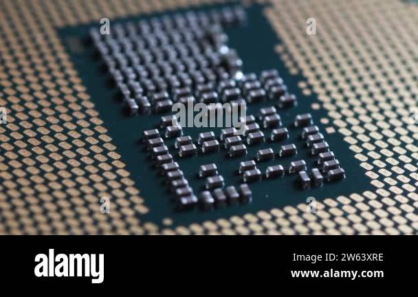 Gold microprocessor Stock Videos & Footage - HD and 4K Video Clips - Alamy