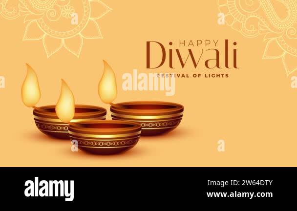 Happy Diwali Festival - Diwali light burning. animation, video ofDiwali ...