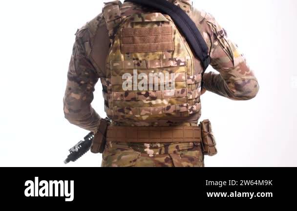 Navy SEAL fighter in tactical gear in a cartoon coloring and wearing ...