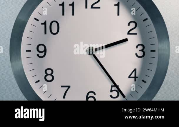 24hr Clock Face Spinning - Looped Shot Stock Video Footage - Alamy