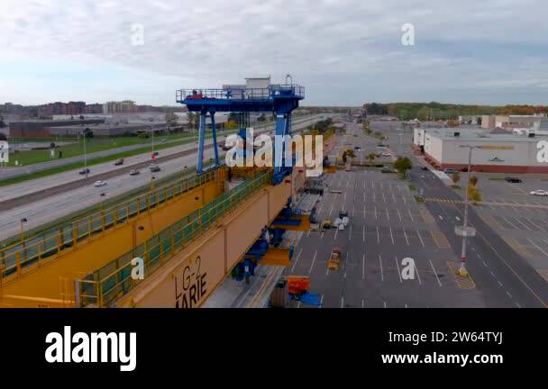 Montreal, Canada - OCTOBER 11, 2021: Construction site of the new ...
