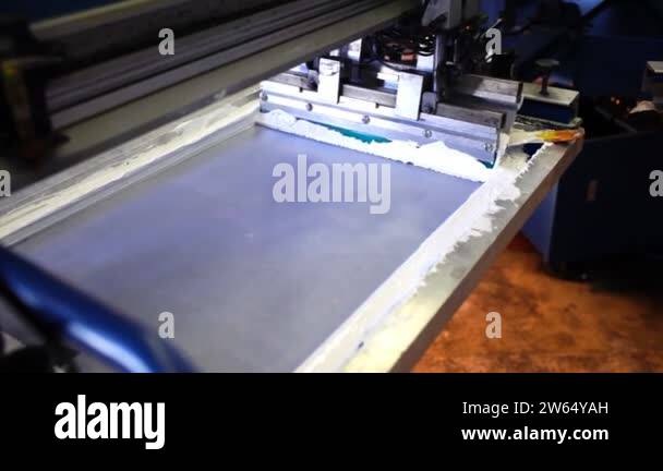Silkscreening press machine Stock Videos & Footage - HD and 4K Video ...