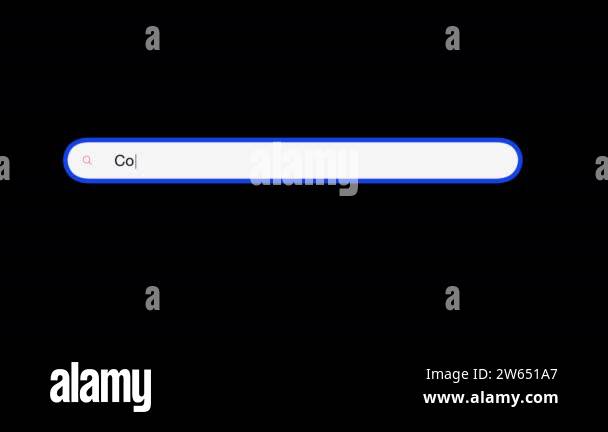 Text Covid-19 is typed search bar. Line typing text box layout web ...