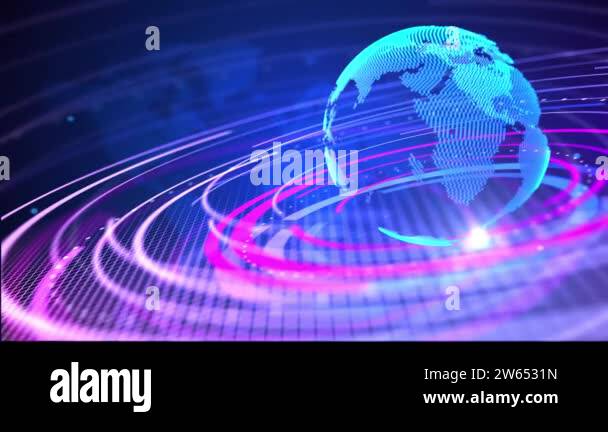Graphical digital world background Stock Videos & Footage - HD and 4K ...