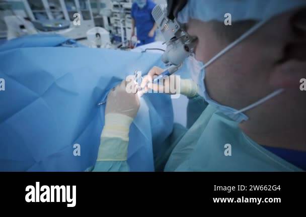 "Operation of removing tonsils. tonsillectomy under deep anesthesia ...