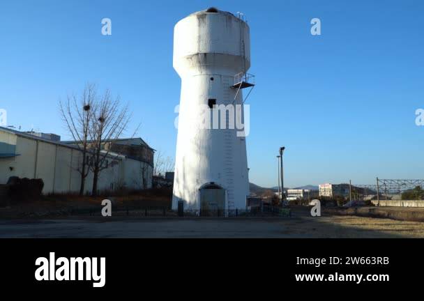 Wonju, South Korea - Dec 2020 : Wonju Station Water Tower. National ...
