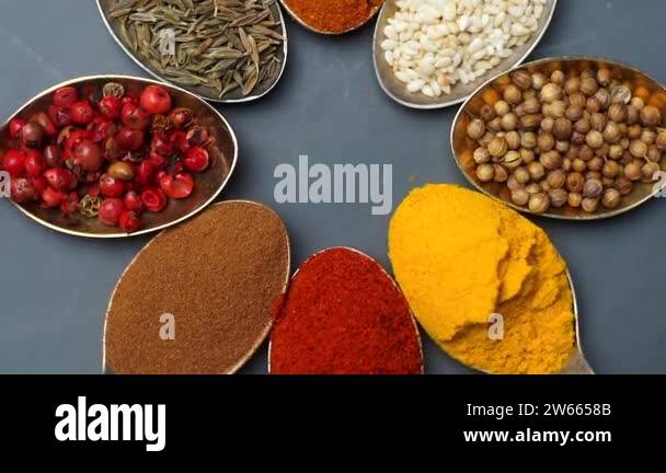 Curry chili pepper spices Stock Videos & Footage - HD and 4K Video ...