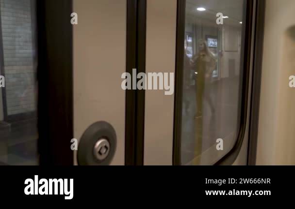 St. James Park Underground Station, London - Platform TFL sign red and ...