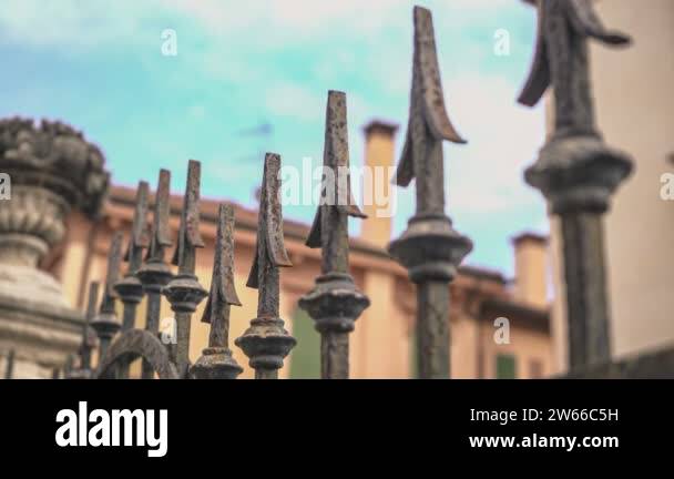 Wrought iron gate spike Stock Videos & Footage - HD and 4K Video Clips ...