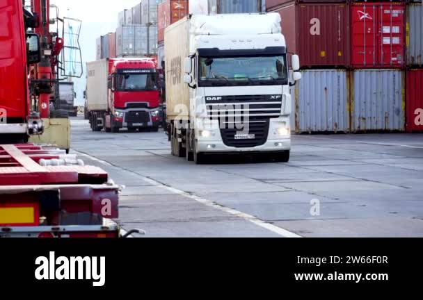 Vladivostok, Russia, 2020 - Vladivostok Sea Commercial Container ...