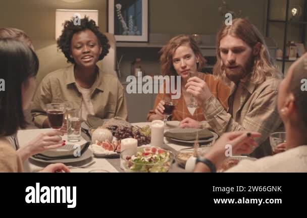 Six friends laughing Stock Videos & Footage - HD and 4K Video Clips - Alamy
