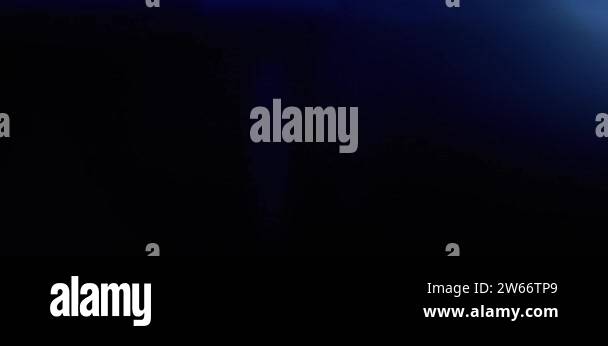 Techy blue optical lens flares transition that is a seamless loop with ...