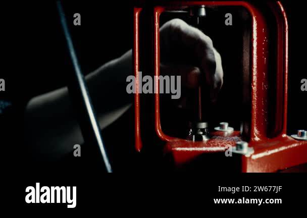 The process of making a rifle cartridge. Hand press and ammo shell ...