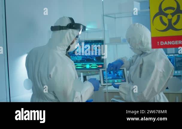 Scientists in research lab behind Stock Videos & Footage - HD and 4K ...
