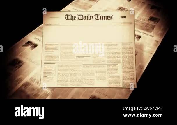 Old newspaper headline Stock Videos & Footage - HD and 4K Video Clips ...