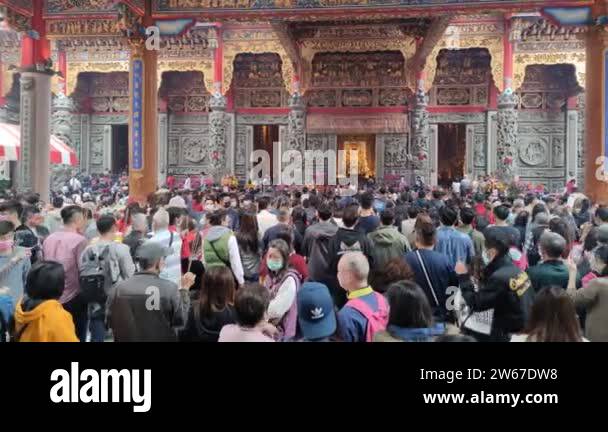 Zhulinshan Temple in Linkou, New Taipei City, Taiwan-12 Feb, 2021: The ...