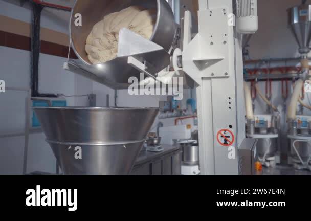 Bread bakery food factory. Modernization of food processing plants ...