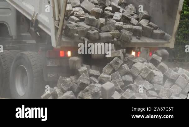 Lorry unloads the blocks Stock Videos & Footage - HD and 4K Video Clips ...