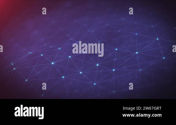 Abstract Plexus Digital Fx Technology Background Loop/ 4k animation of an abstract technology ...