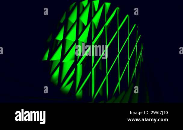 Abstract metal grid with rhombus shaped holes placed in a circle ...