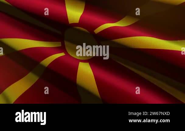 Macedonia flag loop animation Stock Videos & Footage - HD and 4K Video Clips - Alamy