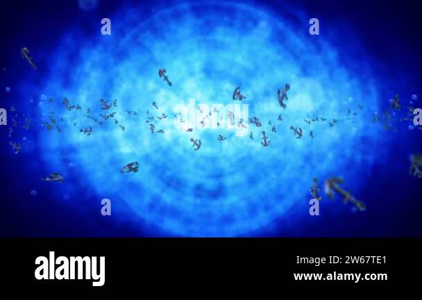 Flying many anchors in blue water. Ship and boat anchor. Marine icon ...