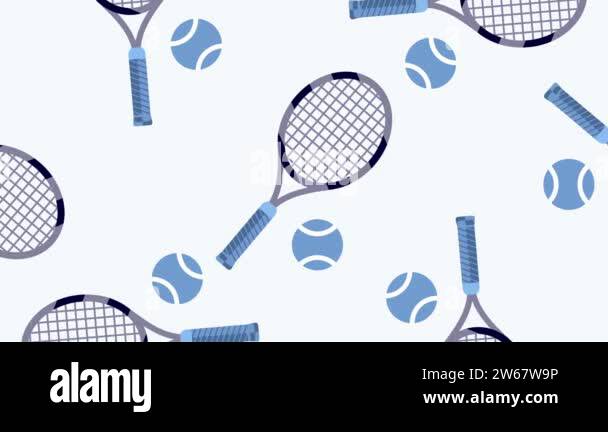 Tennis racket pattern cartoon Stock Videos & Footage - HD and 4K Video ...
