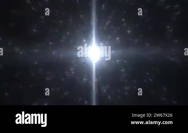 Giant Quasar Star Emits Glow Energy Particles in Deep Outer Space - 4K ...
