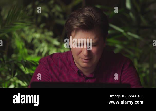Man crying computer Stock Videos & Footage - HD and 4K Video Clips - Alamy