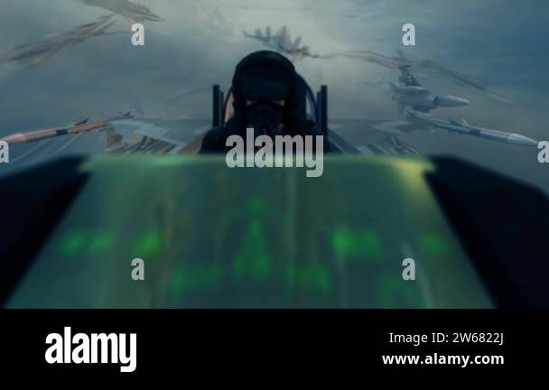 Fighter pilot cockpit view during flying 4k Stock Video Footage - Alamy