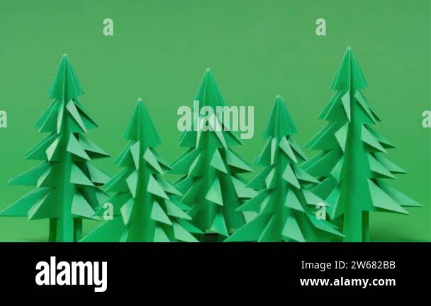Origami fir tree concept Stock Videos & Footage - HD and 4K Video Clips ...