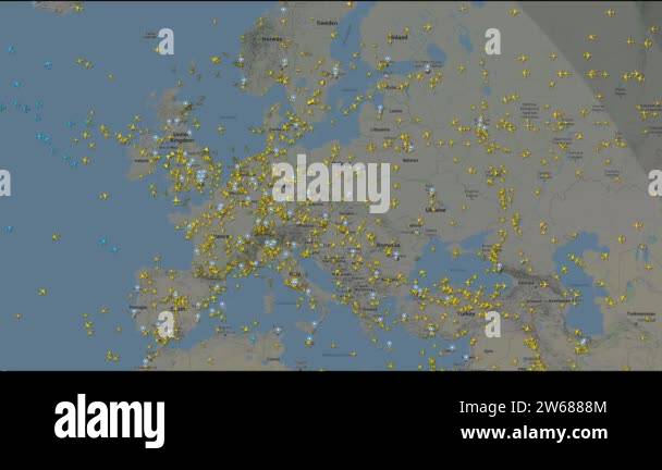 Flight tracking map Stock Videos & Footage - HD and 4K Video Clips - Alamy