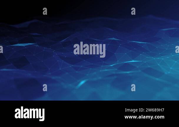 Abstract Plexus Digital Fx Technology Background Loop/ 4k animation of ...