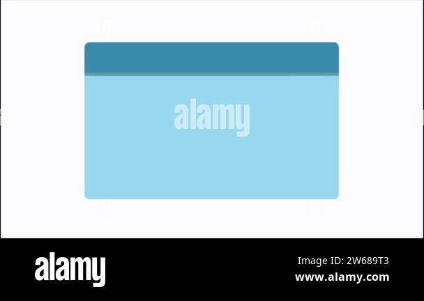 Driving license young man animated illustration for ads and promos ...