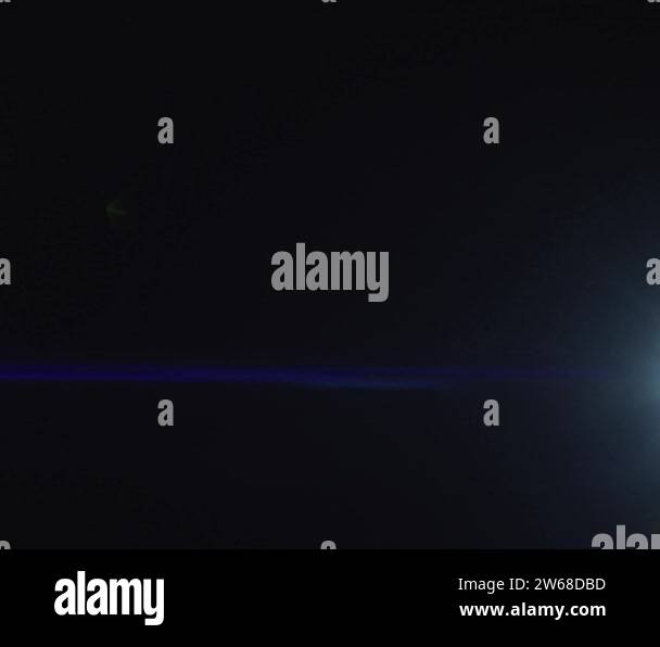 Techy blue optical lens flares transition that is a seamless loop with ...