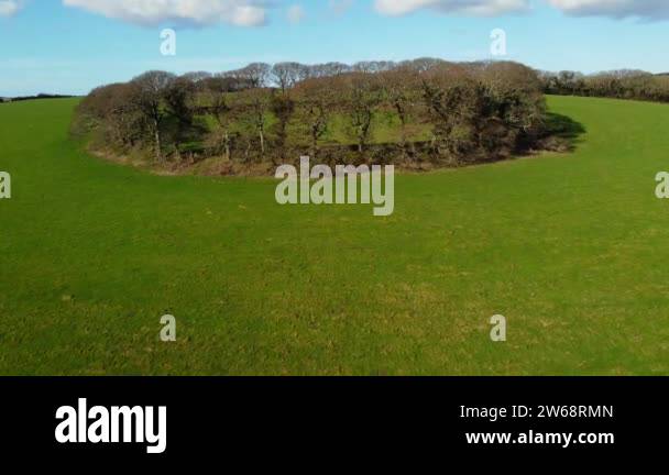 Iron age hill fort aerial Stock Videos & Footage - HD and 4K Video ...