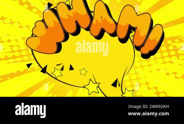 Wham sound effect illustration Stock Videos & Footage - HD and 4K Video ...