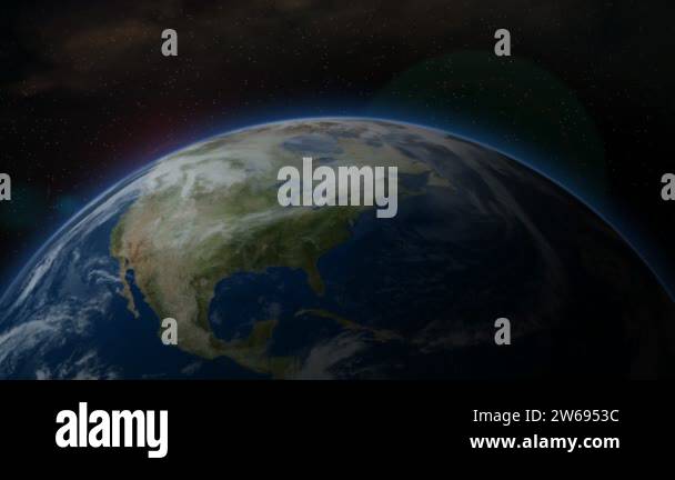 Earth from Space, North America - Animation Stock Video Footage - Alamy