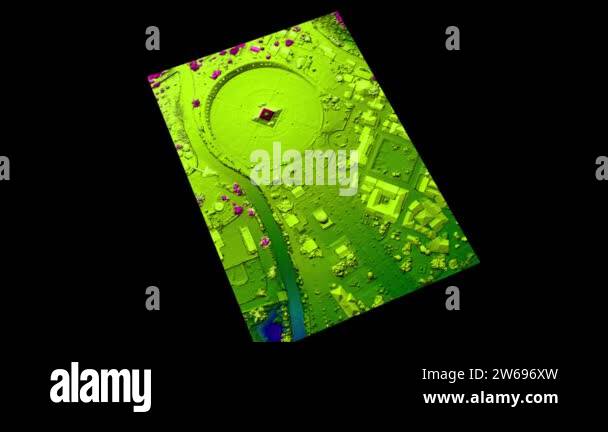 Graphical Representation Of A Drone Aerial Imagery Put In Practice In ...