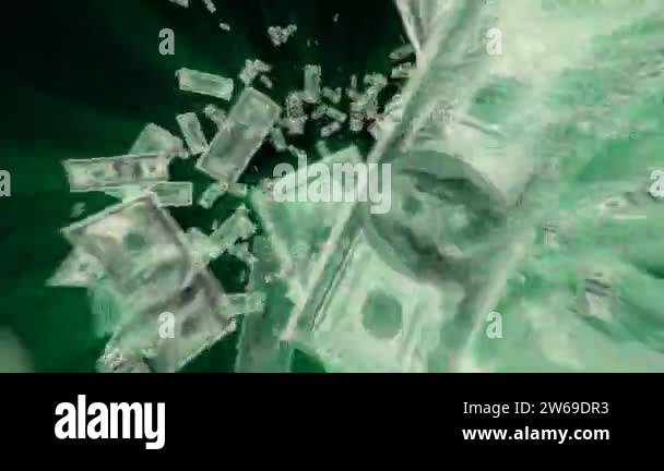 $100 Dollar Bills Flying Stock Video Footage - Alamy