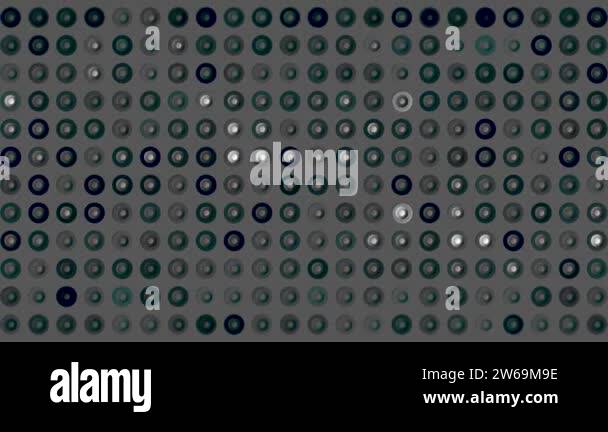 Monochrome abstract background with equalizer disco animated circles ...