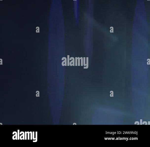 Techy blue optical lens flares transition that is a seamless loop with ...