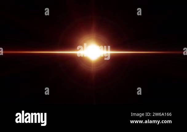 4k Abstract Center Flickering Flare Light Background with sparking beam ...