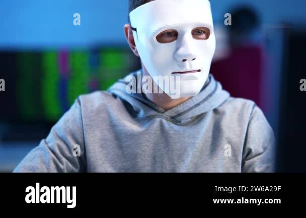 Portrait hacker man mask Stock Videos & Footage - HD and 4K Video Clips ...