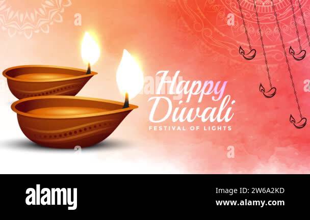 Happy Diwali Festival - Diwali light burning. animation, video ofDiwali ...
